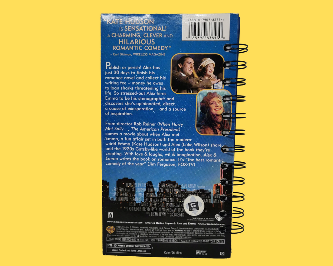 Alex & Emma VHS Movie Notebook – myretrospectioninc